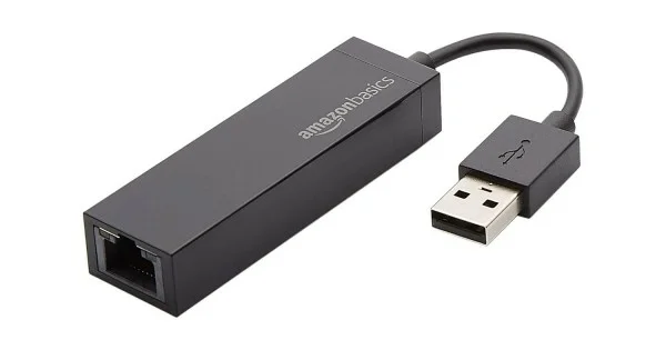 AmazonBasics USB 2.0 to 10/100 Ethernet LAN Network Adapter