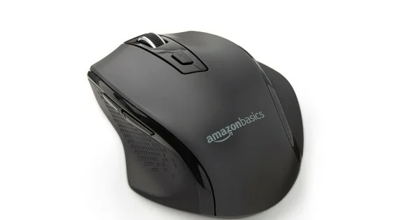 AmazonBasics USB Ergonomic Wireless Mouse - DPI Adjustable ...