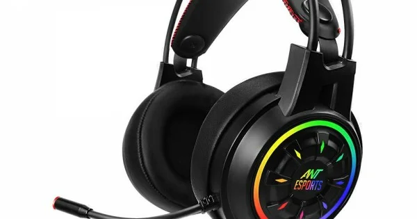 Ant Esports H707 HD RGB Wired Gaming Headset Noise Cancelling ...